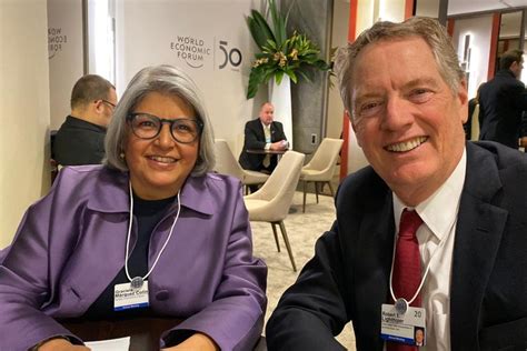 A Una Semana De La Ratificación Del T Mec En Eeuu Graciela Márquez Se Reunió En Davos Con