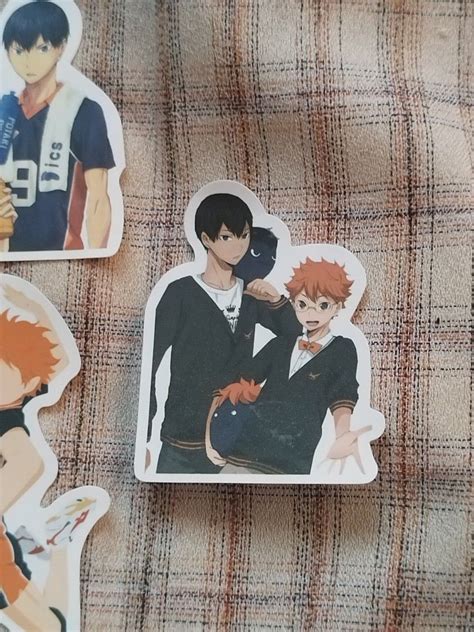 Haikyuu Hinata And Kageyama Stickers Hobbies And Toys Memorabilia