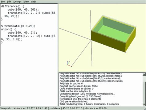 Discovering Openscad Part 1 Basic Functions Open Electronics