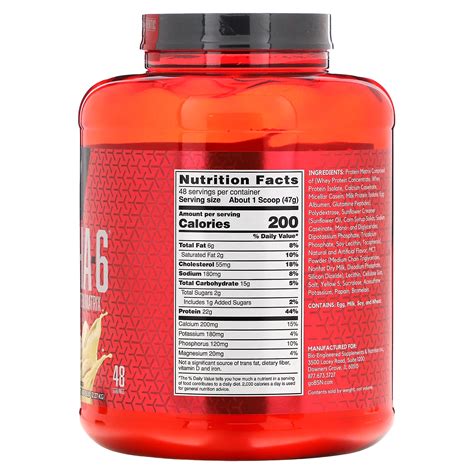 Bsn Syntha 6 Ultra Premium Protein Matrix Banana 5 Lb 227 Kg