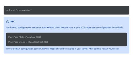 How To Run The Port 3000 Proxypass And Proxypassreverse General
