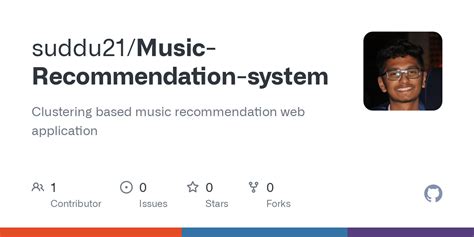 github suddu21 music recommendation system clustering based music