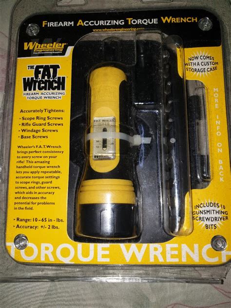 Wheeler F A T Wrench® With Bit Set Torque Wrench Gunsmithing Sports