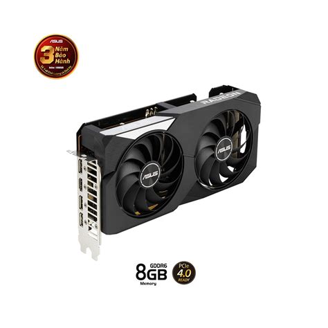 Card màn hình Asus DUAL Radeon RX 6600 8GB