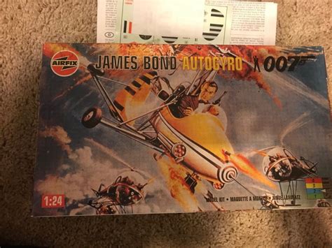 Airfix 1 24 James Bond Autogyro 007 Model Kit Rare Collectors 1952984353