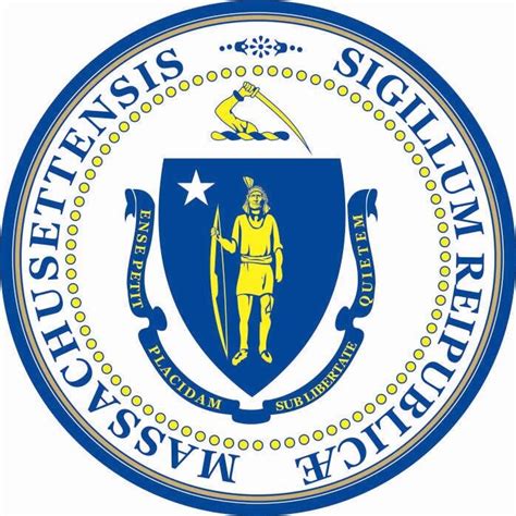 Aufkleber Massachusetts Siegel Seal