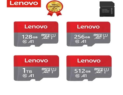 Original Lenovo Micro Sd Card Flash Memory Cards 128gb 64gb 256gb 512gb