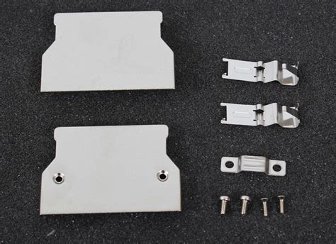 Lot Of 4 D Sub 50p Metal Shielded Straight Backshell Kit For Mini D