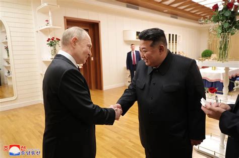 朝中社普京抵达平壤开始对朝鲜进行国事访问中国菏泽网