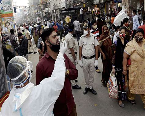 Delhi Records 3594 Fresh Cases Of Covid 14 Deaths