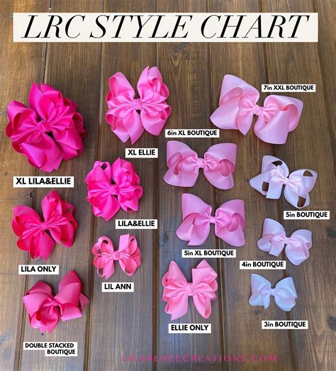 Vertical Bright Ombre Hair Bows Lilareneecreations