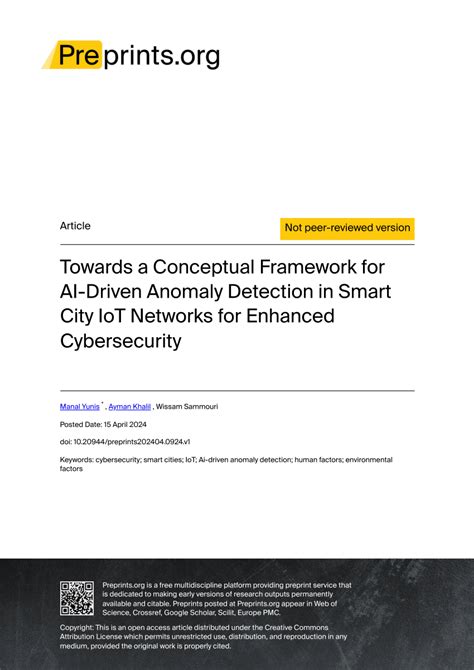 pdf towards a conceptual framework for ai driven anomaly detection in