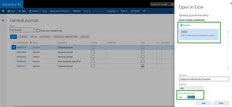 Dynamics Ax Tip Interact With Dynamics Ax Data Using Microsoft Excel