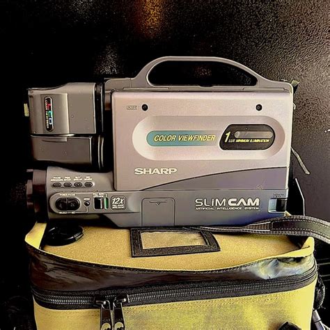 Sharp Cameras Photo And Video Vintage Sharp Slim Cam Camcorder That Still Works As If This