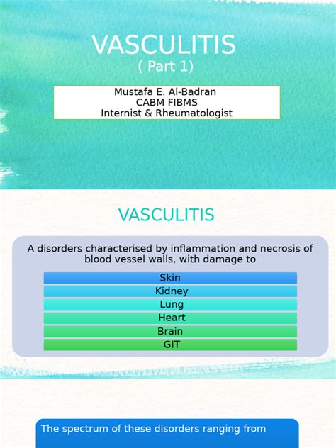 Vasculitis Pdf Diseases And Disorders Clinical Medicine