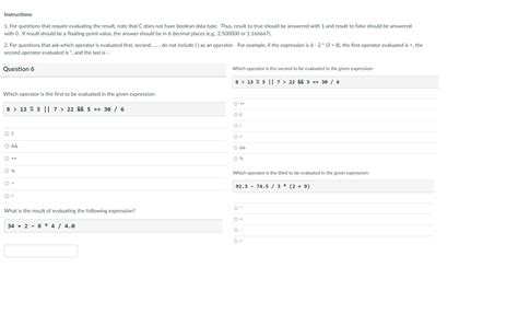 Solved Instructions For Questions That Require Chegg