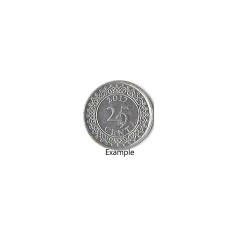 Suriname 25 Cents 2017 Unc