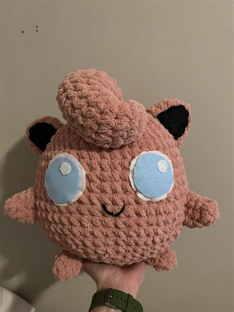 Large Crocheted Jigglypuff Rpokemonart