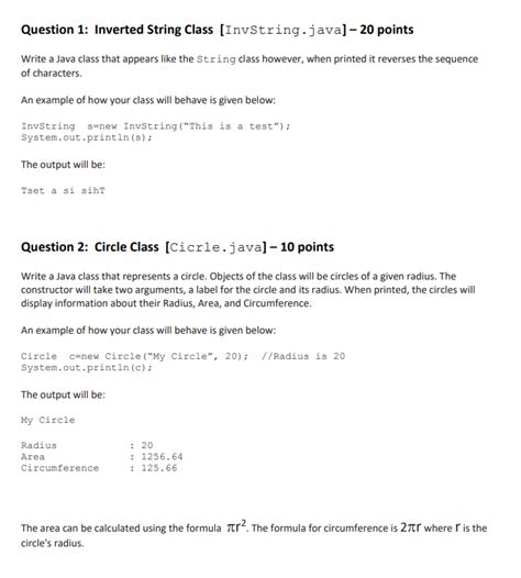 Solved Java Numeric Answers Should Look Like 314 And Not