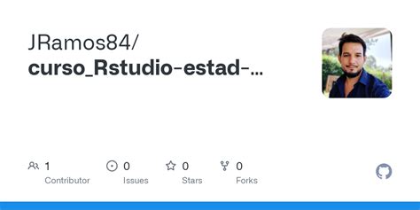 Github Jramos Curso Rstudio Estad Stica