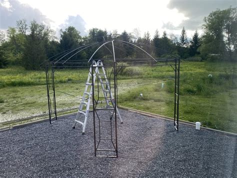 10x12 Gazebo Anchoring Rlandscaping