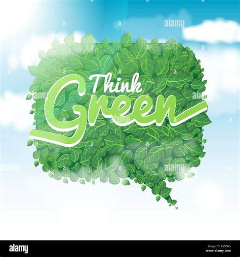 Vector Leaves Speech Bubble Stock Vector Image And Art Alamy
