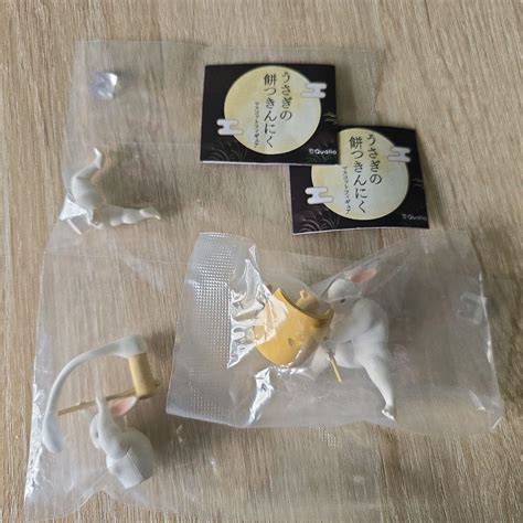 うさぎの餅つきんにく マスコットフィギュア メルカリ