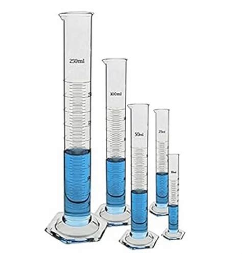Cylindrical CYLINDERS GRADUATED SINGLE METRIC SCALE WITH POUR OUT 50