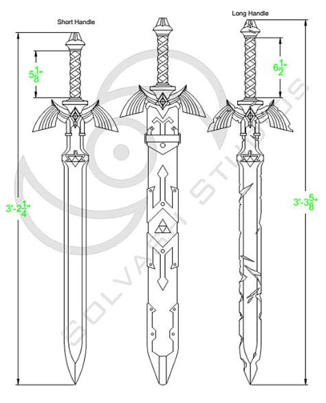 Legend Of Zelda Botw Master Sword Template By Solvash On Deviantart