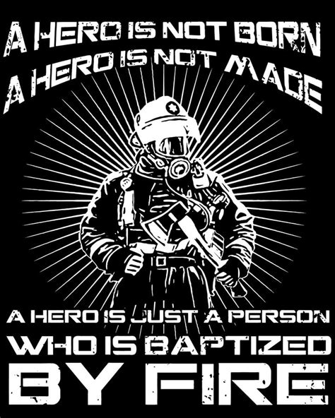 Firefighter Hero Digital Art By Jacob Zelazny Fine Art America