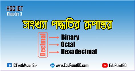 HSC ICT Chapter এর সকল টপকসমহ বসতরত আলচন