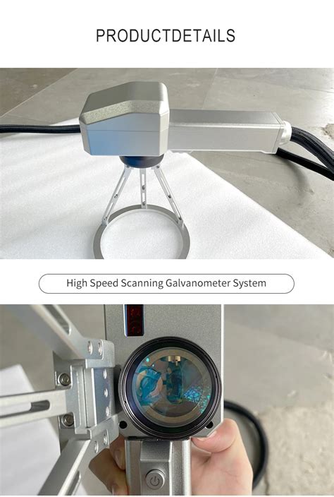 Portable Handheld Laser Etching Machine Small Portable Multifunctional Handheld Fiber Optic