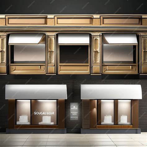 Customizable Storefront Signage Mockups Showcase Your Design Premium