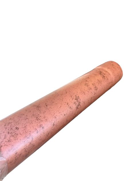 Bajada Para Canal En Aluminio Cobre Antiguo Ø80 2 Metros Leroy Merlin