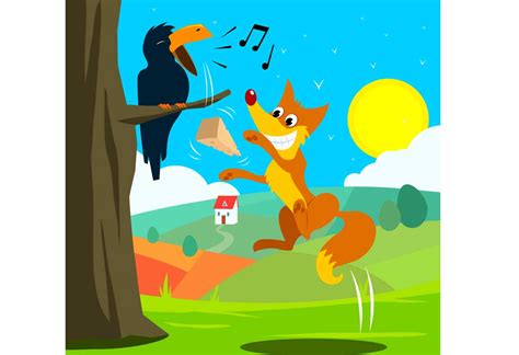 Cunning Fox And Crow