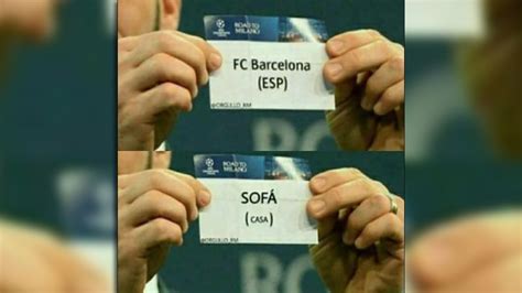 Con Barcelona Como Principal Señalado Los Mejores Memes Del Sorteo De