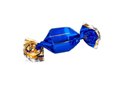Premium Photo Candy Wrapper On White