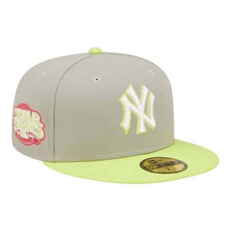 New Era New York Yankees Icon Pack 59fifty Fitted Hat 2009 Ws Patch