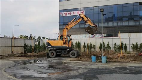 굴착기 실습 13일차 B조 지게차 굴착기 굴착기운전기능사 중장비 포크레인 피드백 Excavator 영상피드백 한국직업능력교육원 Youtube