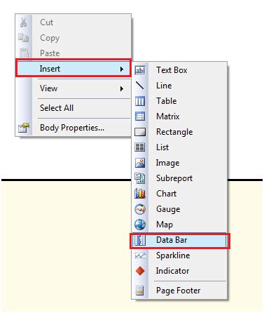 SQLCircuit SSRS How To Add Data Bar In The Report