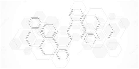 Vector Illustration Of Hexagons Pattern Geometric Abstract Background