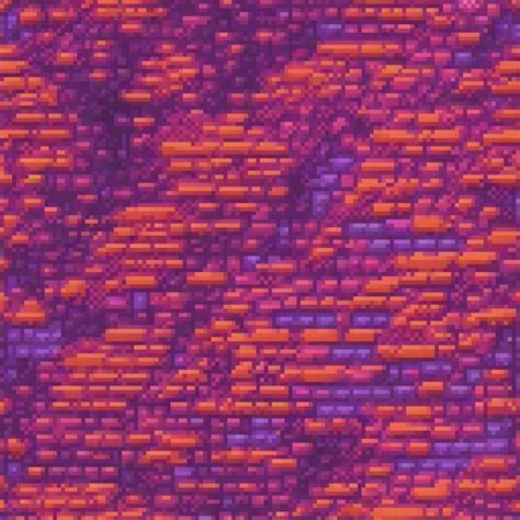 Vibrant Pixel Art Featuring A Purple And Orange Square Pattern Background Premium Ai Generated