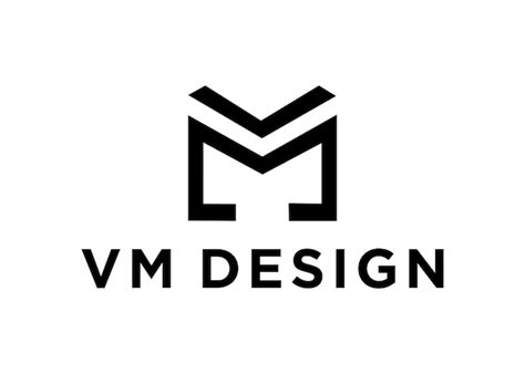 Premium Vector Vm Logo Design Vector Illustration