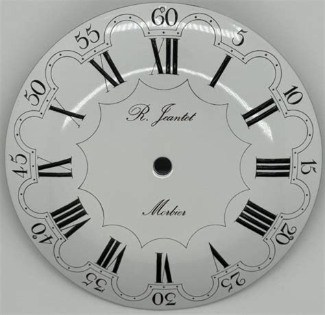 Cadran Comtoise Coq 25cm Cadrans Verres de pendules Pièces Horlogerie