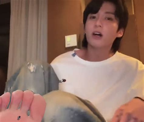 Tiny Under Jungkook Foot By Btscookies On Deviantart