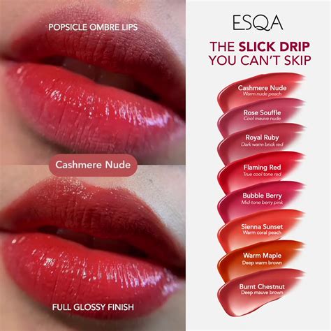 Jual Esqa Slick Drip Serum Lip Tint Shopee Indonesia