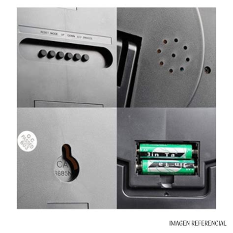 Ripley Reloj Circular Con Pantalla Digital Pared