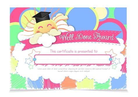 Cute Student Recognition Certificate Images Free Download On Freepik
