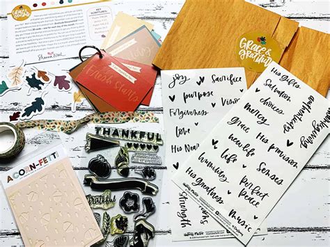 Grace And Gratitude Bible Journaling Kit Bible Journaling Ministries