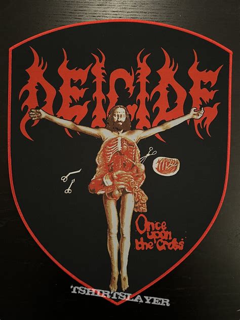 Deicide Once Upon The Cross Back Patch Tshirtslayer Tshirt And